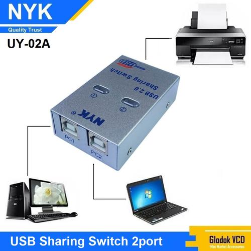 Jual USB Sharing Switch 2port / USB Auto Data Switch Printer 2 port ...