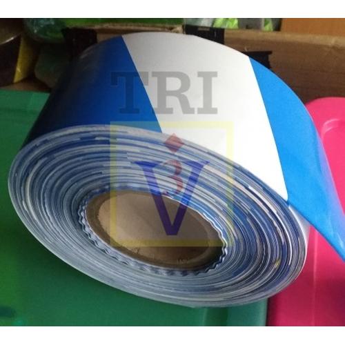 Jual barrier tape barricade police line,garis pita keselamatan biru ...