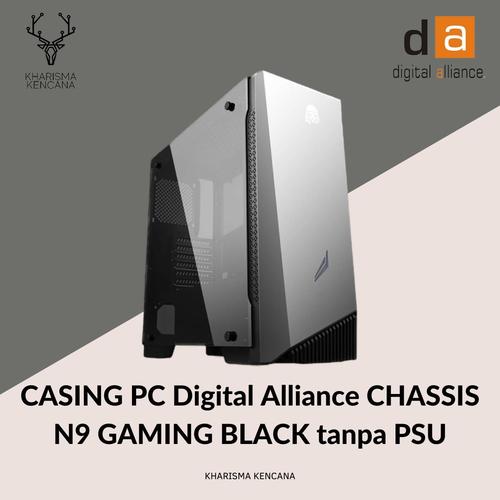 Jual CASING PC Digital Alliance CHASSIS N9 GAMING BLACK tanpa PSU ...
