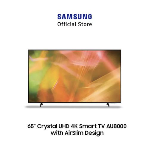 Promo SAMSUNG LED UA65AU8000 - SMART TV LED 65 INCH CRYSTAL UHD 4K 65AU8000 - TANPA PENGAMAN ...