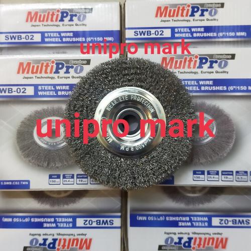 Jual SIKAT PIRING/WHEEL BRUSH SWB-02 KAWAT BAJA 150MM-6 IN MULTIPRO - Jakarta Barat - unipromark ...