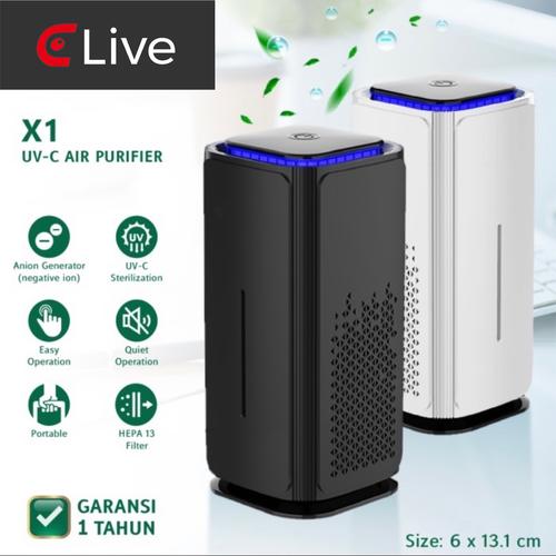 Jual CAR air purifier IONIZER protable/Rumah air purifier mini HEPA ...