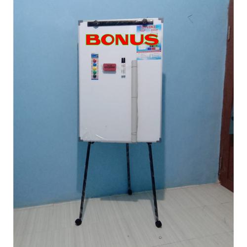 Jual Flipchart / Papan tulis DAIKI Roda Magnetic Uk 60x90 Cm - Jakarta ...