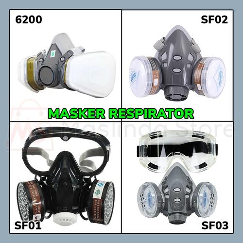 Promo Masker Gas Respirator Mask Cat Safety Laboratorium Pelindung Anti ...