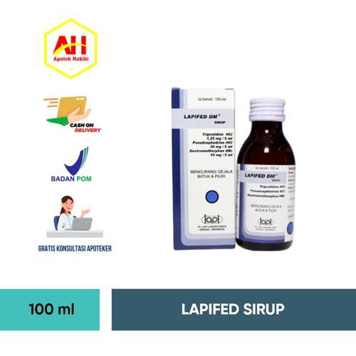 Jual LAPIFED LAPIPED LAFIPED LAFIFED DM D M 100 ML OBAT BATUK KERING ...