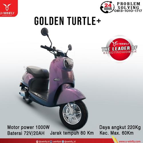 Jual Motor Listrik Golden Turtle 3+ / GT New / GN Pro - Ungu - Kota ...