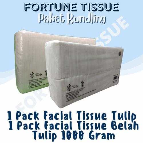 Promo [PAKET] 1 Pack Tisu Facial 1000gr + 1 Pack Tisu BELAH 1000gr ...