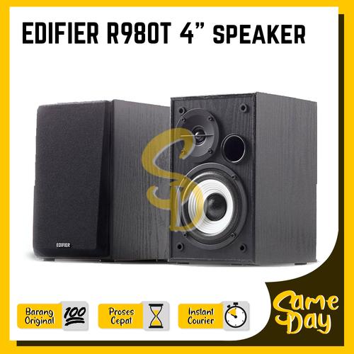 Jual Edifier R980T 4" Active Bookshelf Speakers - 2.0 Computer Speaker ...