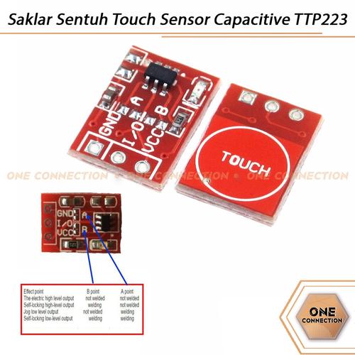 Jual Saklar Sentuh Touch Sensor Capacitive TTP223 Switch Arduino 1 ...
