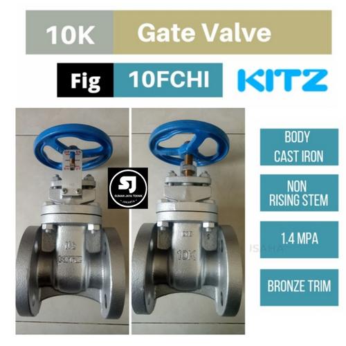 Jual GATE VALVE 1 ½ INCH KITZ Cast Iron JIS 10K - Jakarta Pusat - SUMAN ...