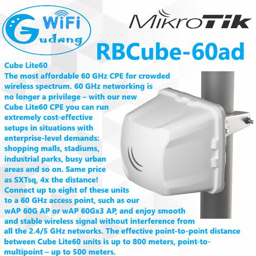 Jual MikroTik Cube Lite60 60GHz CPE RBCube-60ad - Jakarta Pusat ...