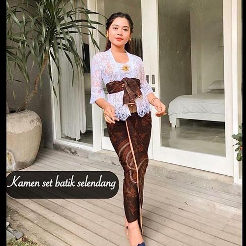 Jual kamben batik | set selendang | busana adat bali | brokat | kebaya ...
