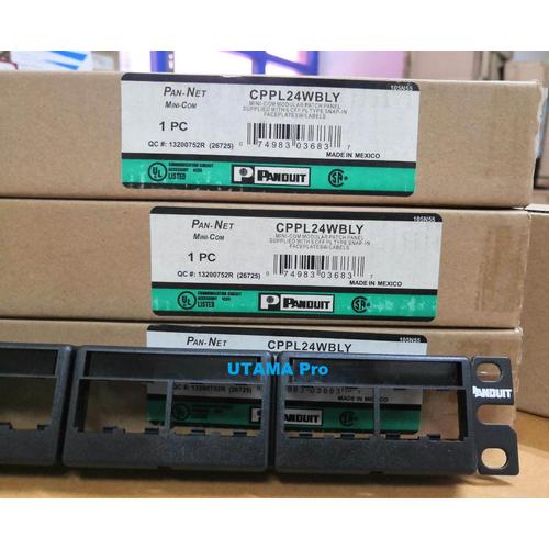 Jual Panduit CPPL24WBLY Patch Panel 24 Port - Jakarta Pusat - UTAMA Pro | Tokopedia