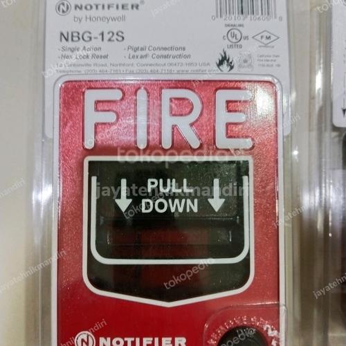 Jual Notifier NBG-12S Conventional Manual Pull Station + Backbox Metal - Jakarta Barat ...