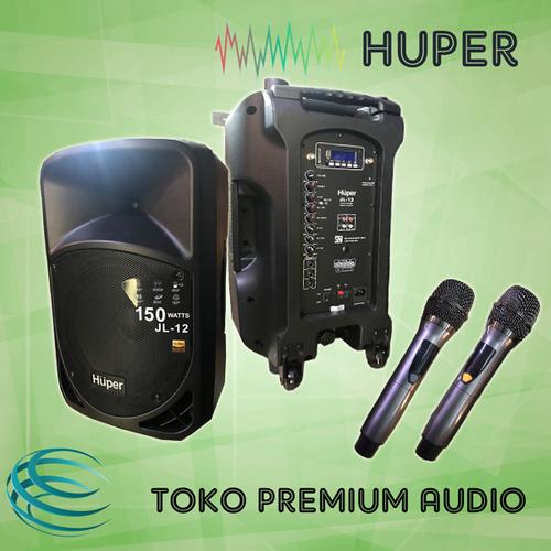 Jual SPEAKER AMPLIFIER PORTABLE WIRELESS HUPER JL12 ORIGINAL GARANSI ...