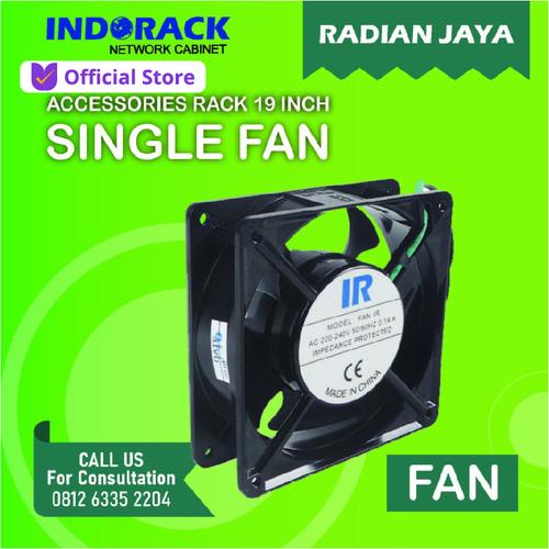 Jual INDORACK 19" Single Fan for Wallmount Rack : FAN - Hitam - Jakarta ...