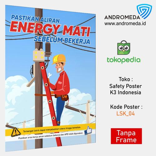 Jual Safety Poster K3 : Keamanan Listrik_Aliran Energy - Kota Bandung ...