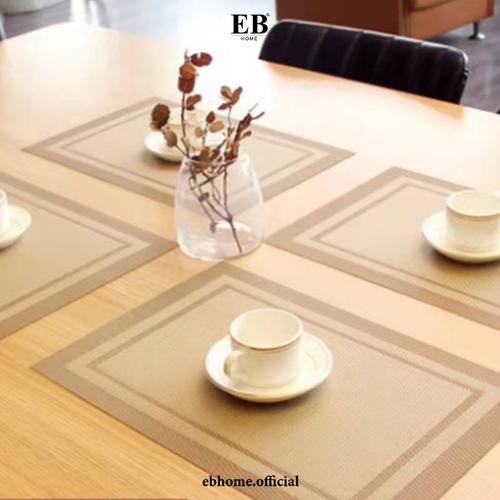 Jual Alas Makan / Tatakan Piring / Rectangular Placemat EB Home 256/20 ...