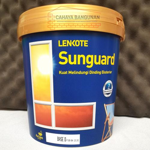 Jual CAT TEMBOK EXTERIOR PREMIUM LENKOTE SUNGUARD OUTDOOR LUAR GALON 2. ...