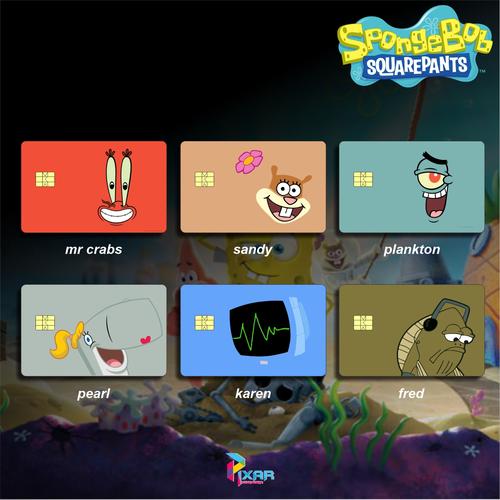 Jual STIKER ATM PELINDUNG SKIN CARD STICKER MOTIF BIKINI BOTTOM ...