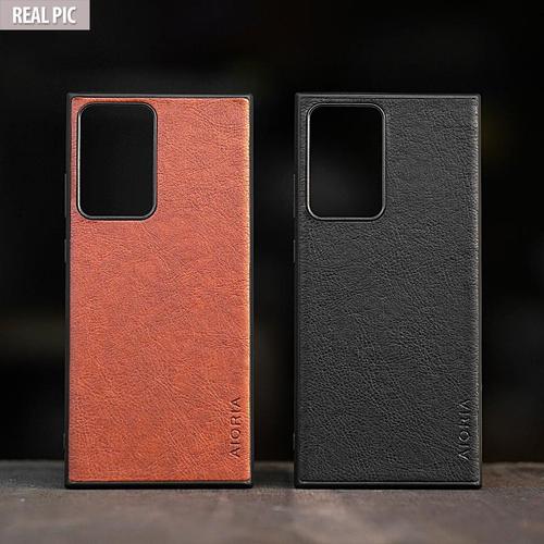 Jual Case Samsung Galaxy Note 20 Ultra AIORIA Leather Hybrid Soft ...