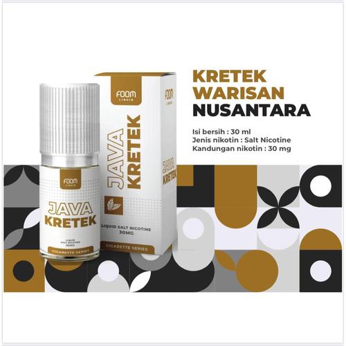 Jual Foom Java Kretek V2 Salt Nic Cigarette Series 100% Authentic ...