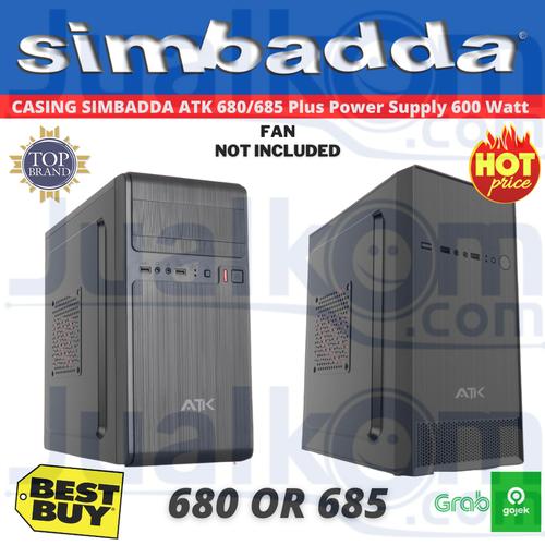 Jual Casing Simbadda ATK 680 ATK 685 Plus PSU 600Watt - ATK 680 ...