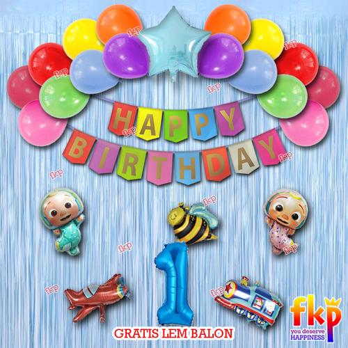 Jual Paket Dekorasi Ulang Tahun Cocomelon Lucu / Boy / Girl / Cewe ...
