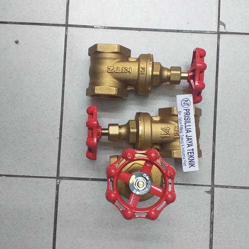 Jual gate valve kuningan drat kitz type fh 125 wog 100% ori jepang 2" - Jakarta Barat ...