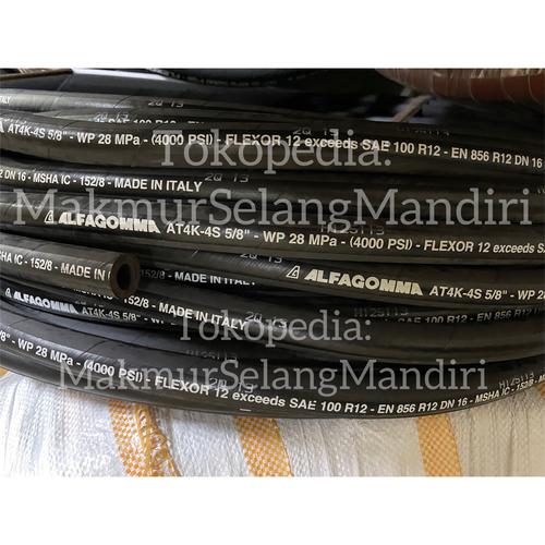 Jual Selang hidrolik R12 - 5/8" Alfagomma 4000 psi hydraulic hose AT4K ...