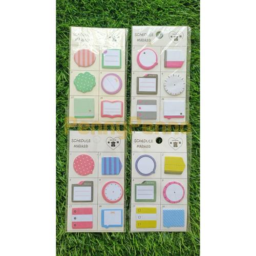 Jual Memo Schedule Marker / Memo Jadwal Mini / Memo Label - Kab ...