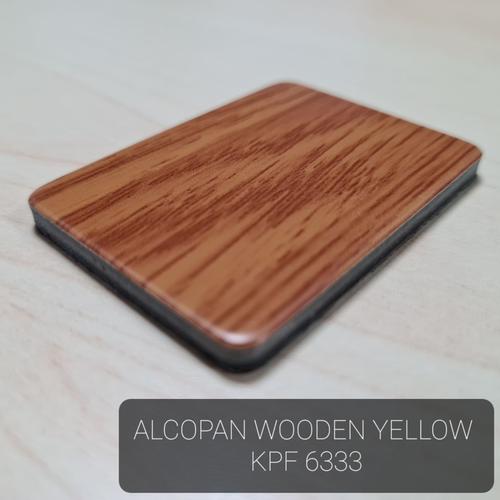 Jual ACP - Alumunium Composite Panel Alcopan PE 3mm Motif Kayu - Wooden ...