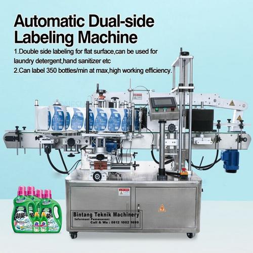 Jual Mesin Labeling otomatis 2 sisi untuk merekatkan sticker label ...