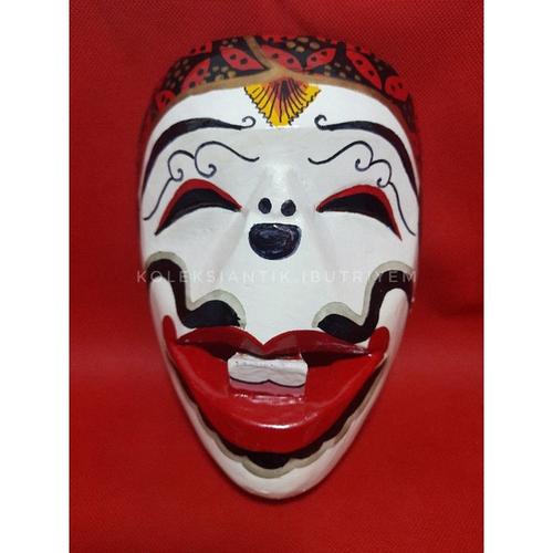 Jual Topeng Kayu Wayang Semar - Putih - Kota Surakarta - Koleksi Antik ...