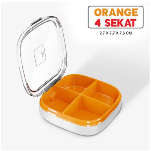 Jual Kotak obat vitamin harian tempat obat pill box wadah obat 4 & 6 ...