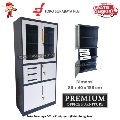 Jual Lemari Arsip Swing Kaca Laci Plat Premium AF 009 Filling Cabinet - Kota Palembang - Toko ...