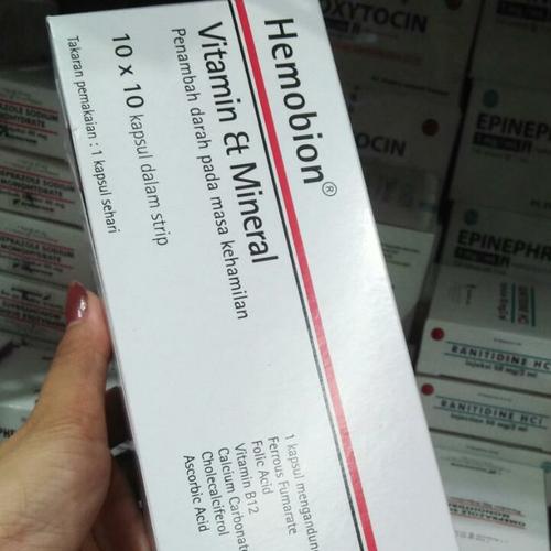 Jual Hemobion box ( 1 box isi 10 strip @ 10 tablet ) - Jakarta Timur ...