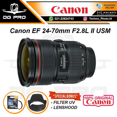 Jual LENSA CANON EF 24-70MM F2.8 L II USM LENS ORIGINAL FREE FILTER ...