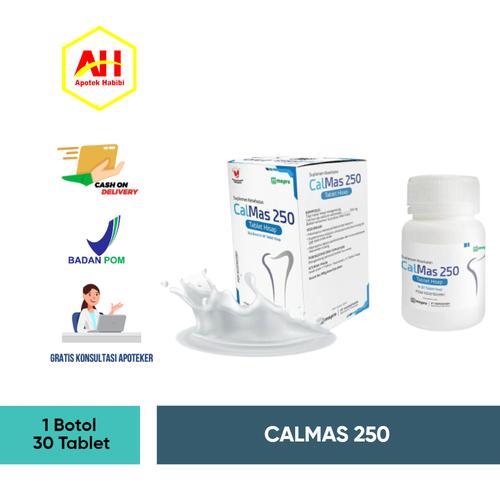 Jual CALMAS KALMAS 250 DAN 400 BOTOL 30 TABLET MEPRO OBAT KALSIUM ...