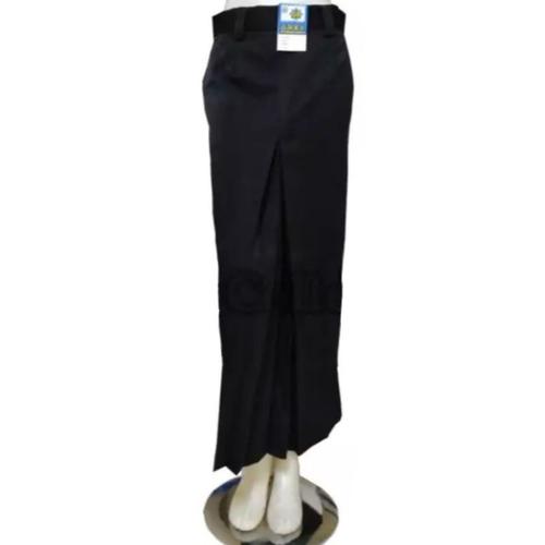 Jual Rok Span Hitam Belah 1/Rok hitam Meksi A/Rok hitam sekolah - XL ...