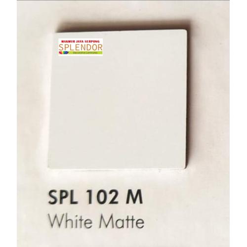 Jual HPL SPLENDOR TYPE SPL 102 M - WHITE MATTE Lapisan Furniture - Kota ...