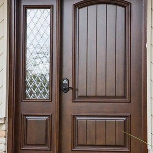Jual pintu utama terbuat dari kayu borneo - Kab. Bandung - MJ KUSEN ...