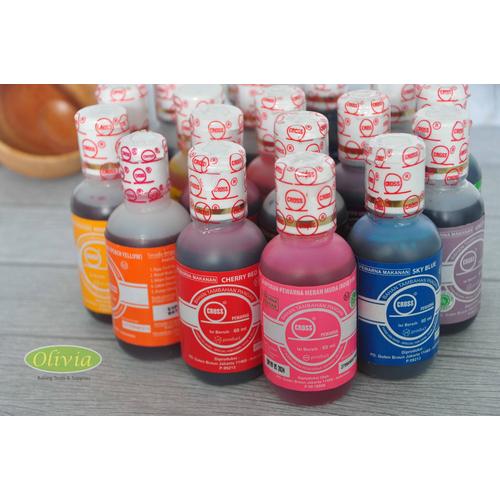 Jual Pewarna Makanan Cross / Food Colouring Cross 60 ml - Orange ...