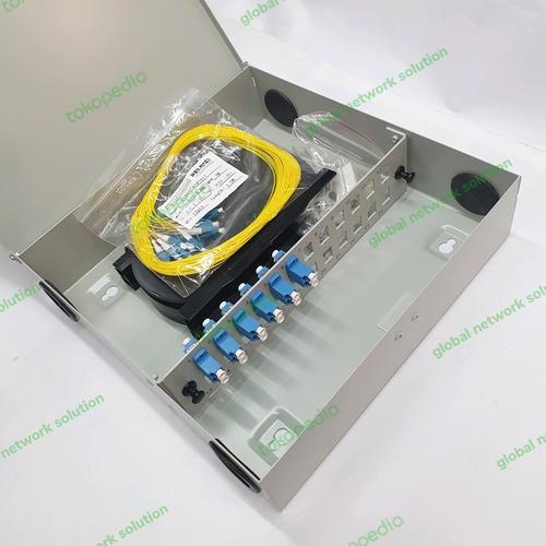 Jual ODF 12 core LC fullset / otb wall 12 core LC lengkqp pigtail ...