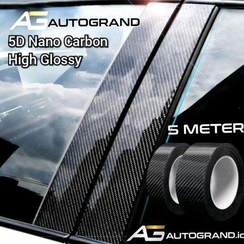 Jual Sticker Nano Carbon 5D AutoGrand Sticker 5D pilar Pintu 7cm ...
