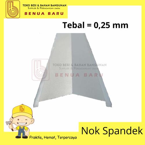 Jual Nok Atap Spandek / Talang Juray / Nok Spandek / Wuwung / Nok ...