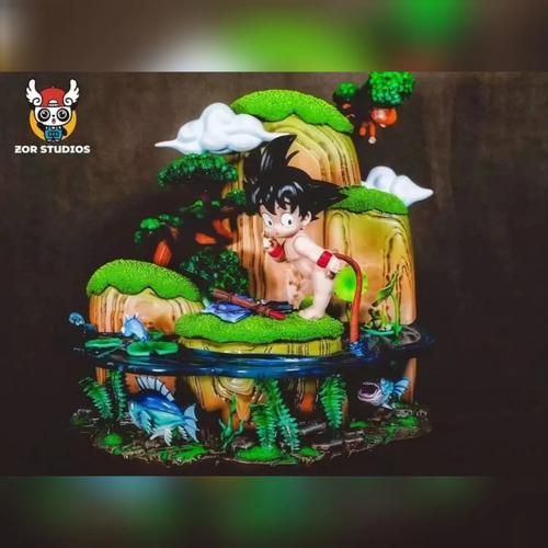 Jual KID GOKU FISHING BY ZOR STUDIO (PREORDER) RESIN STATUE DRAGON BALL ...
