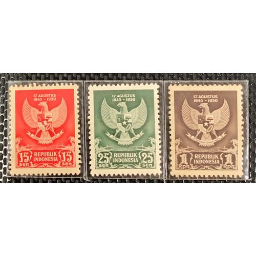 Jual prangko indonesia I-71950 LAMBANG NEGARA 3V Seri Lengkap ...
