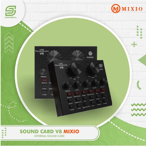 Jual MIXIO Sound Card V8 Mixer External Soundcard V8 USB Audio Live ...