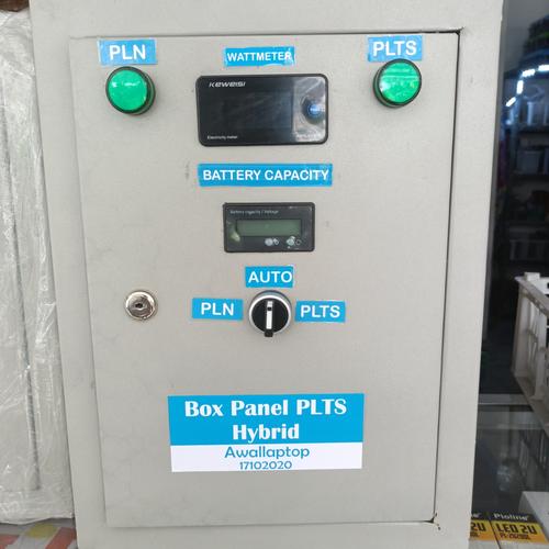 Jual box panel PLTS 1600w 800w continues 12V to 220v inverter otomatis ...